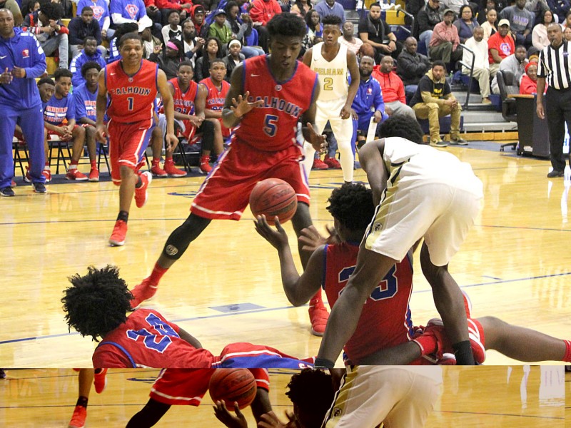 Quick start leads Calhoun County to key boys basketball road win ...