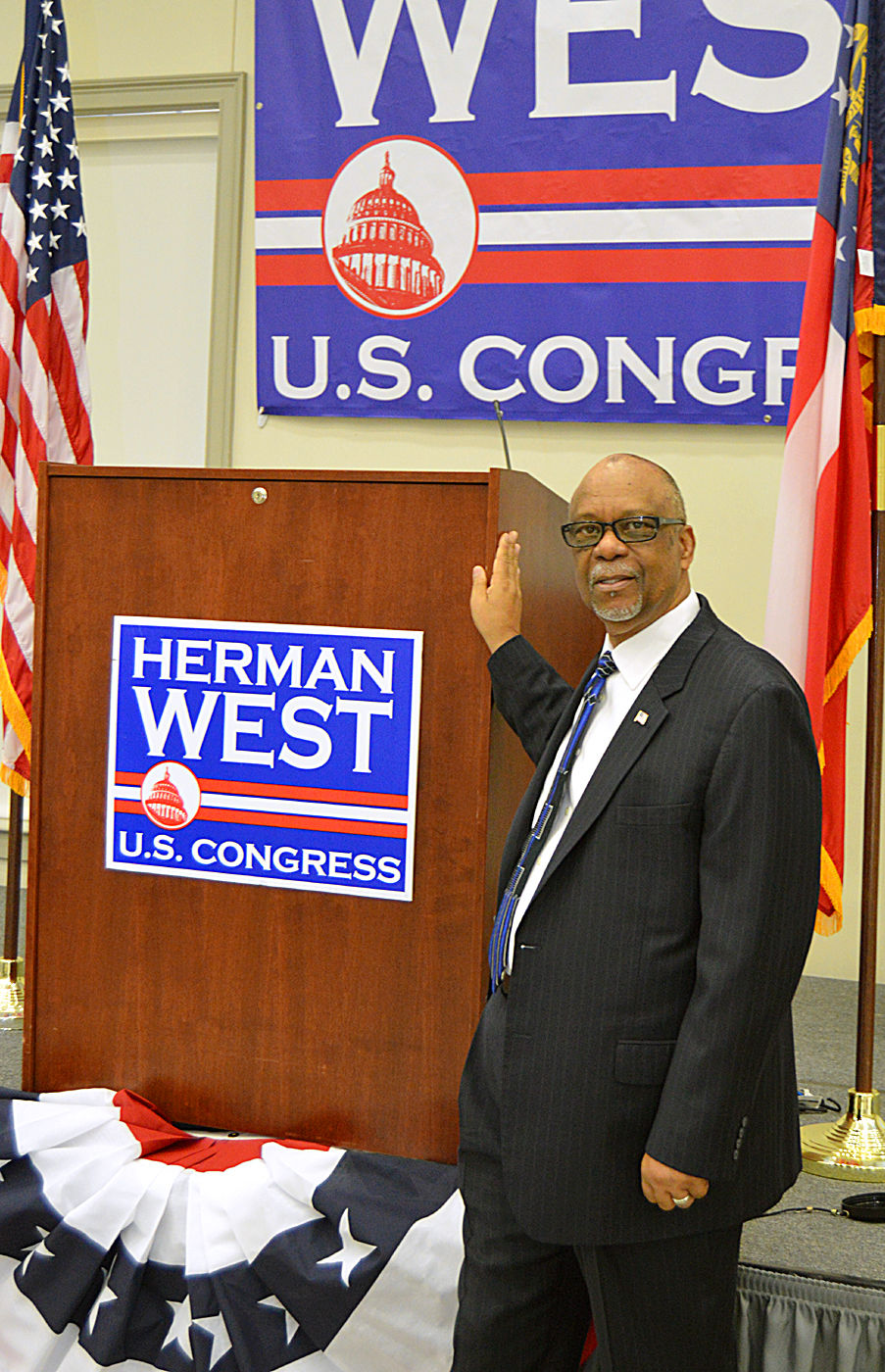 Herman West Jr. kicks off congressional campaign in Georgia’s 2nd ...
