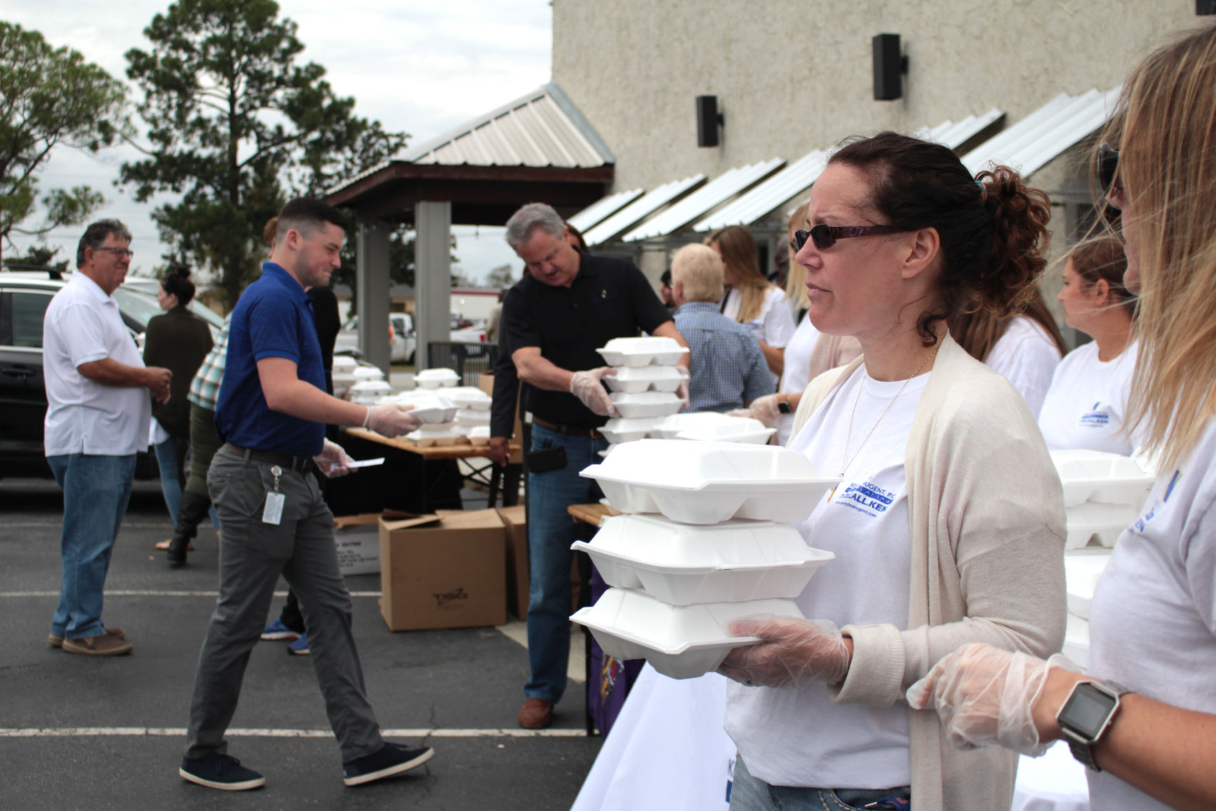 Thousands of plates prepared for ‘Manna After Michael’ on Thursday ...