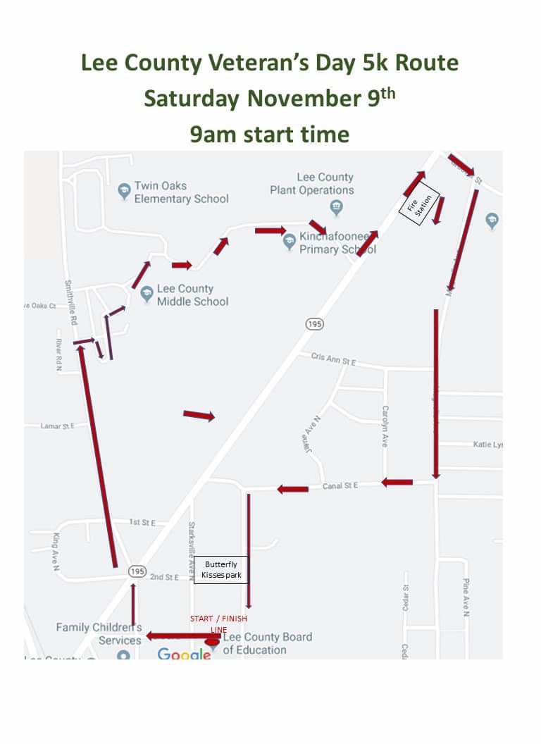 Lee County Veterans Day 5K set for Nov. 9 – Albany Herald