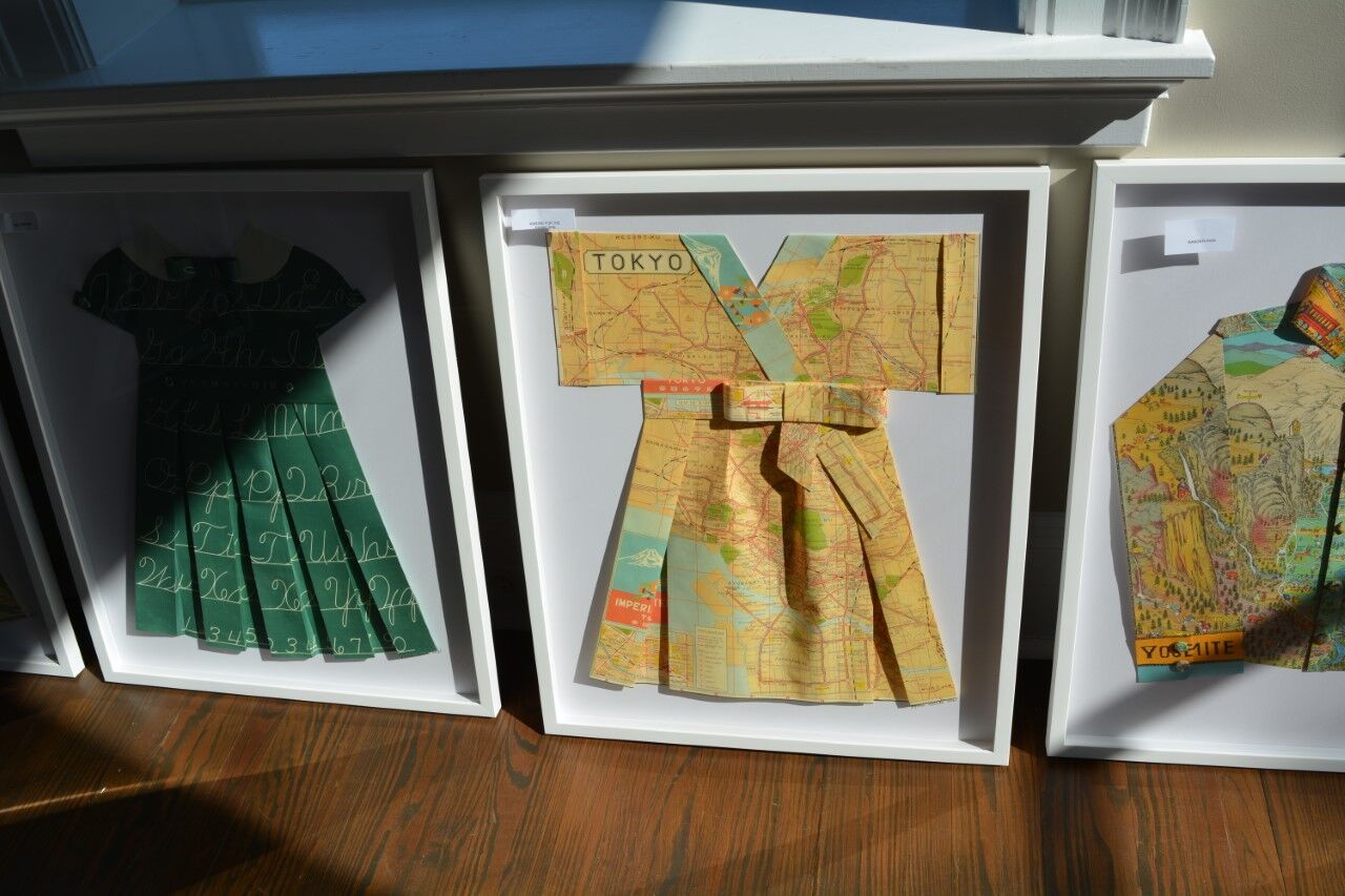 Albany artist Marie Salter opens 'Frock Paper Scissors' exhibit ...