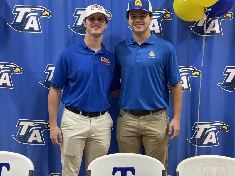 Dozier Swain, David Kile sign baseball letters of intent at Terrell ...