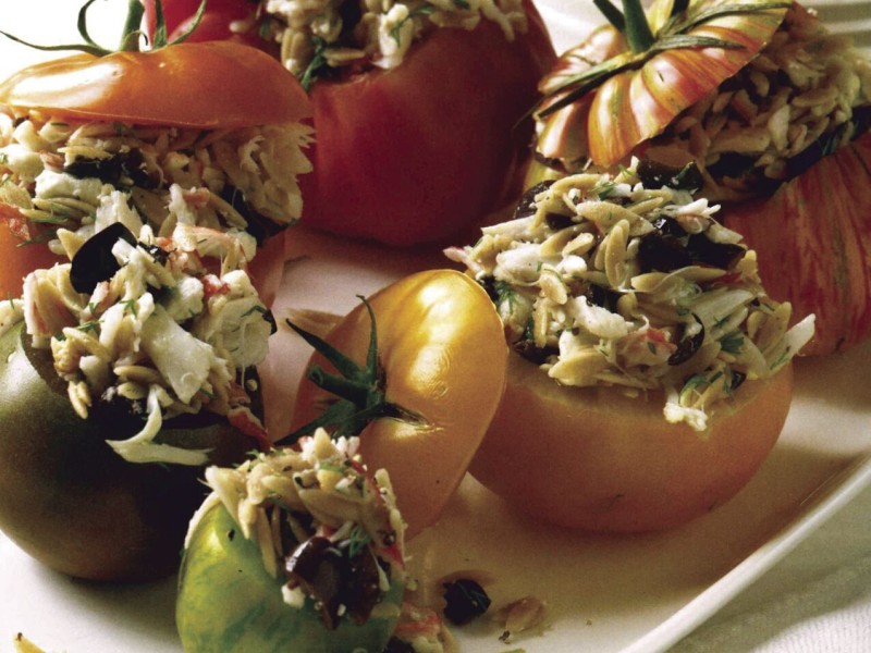 Crab Salad-Stuffed Tomatoes, a quick, tasty weeknight meal – Albany Herald