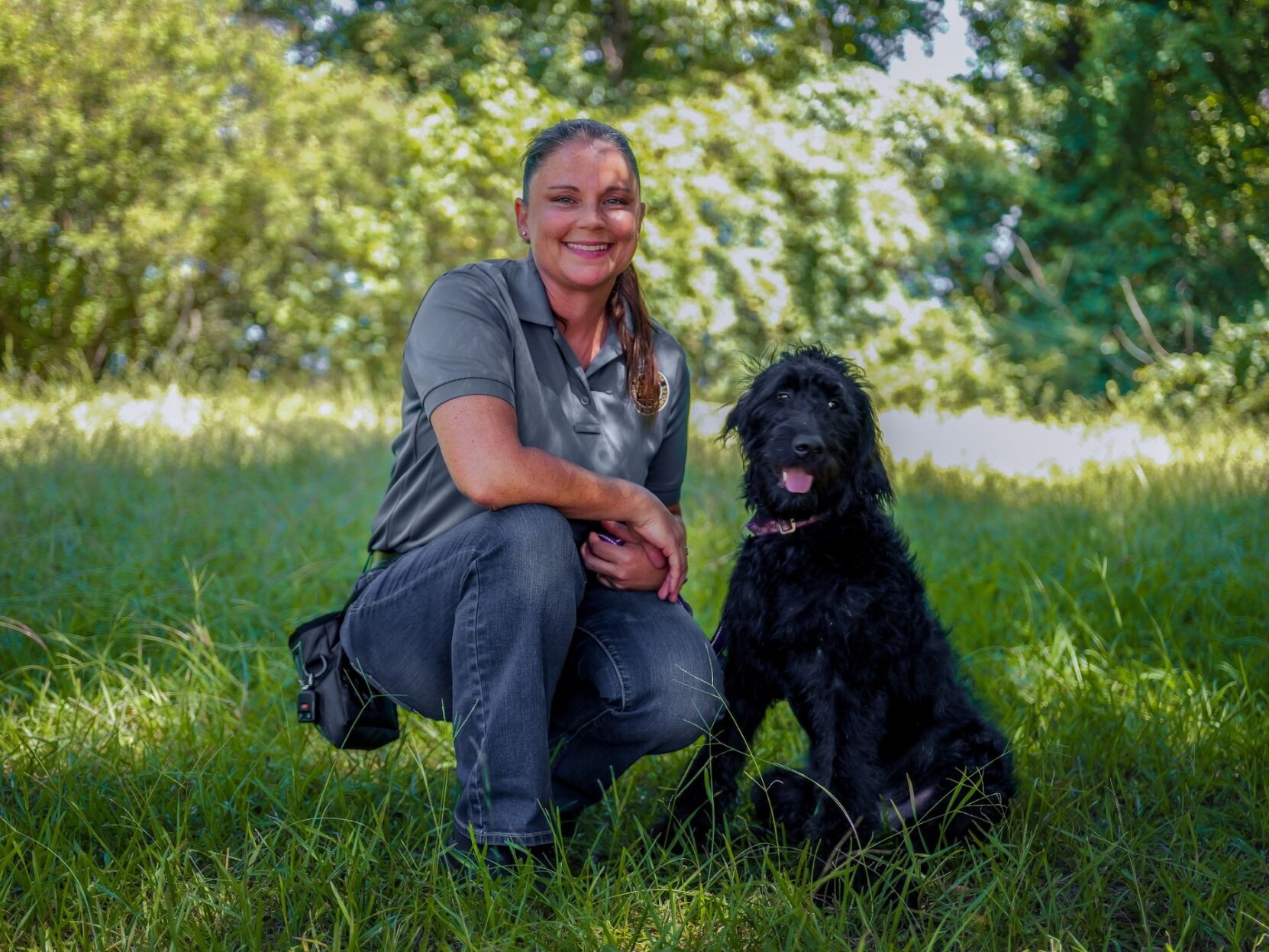 Georgia Parole Board introduces comfort dog Asher and handler Mandy ...
