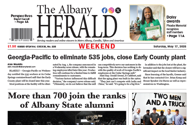 Albany Herald - May 17, 2025 – Albany Herald