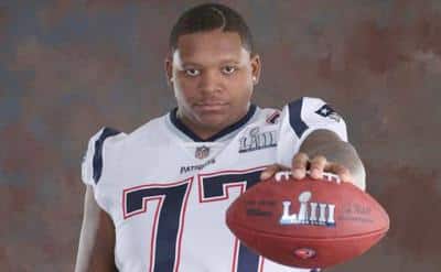 PHOTOS: Trent Brown donates cleats to Westover football – Albany Herald