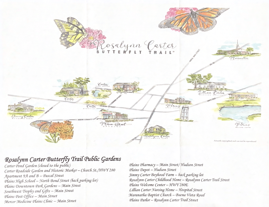 Carter Gardens, final resting site of Jimmy and Rosalynn Carter, now ...