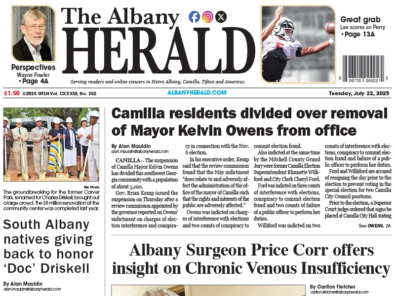 Albany Herald - July 22, 2025 – Albany Herald