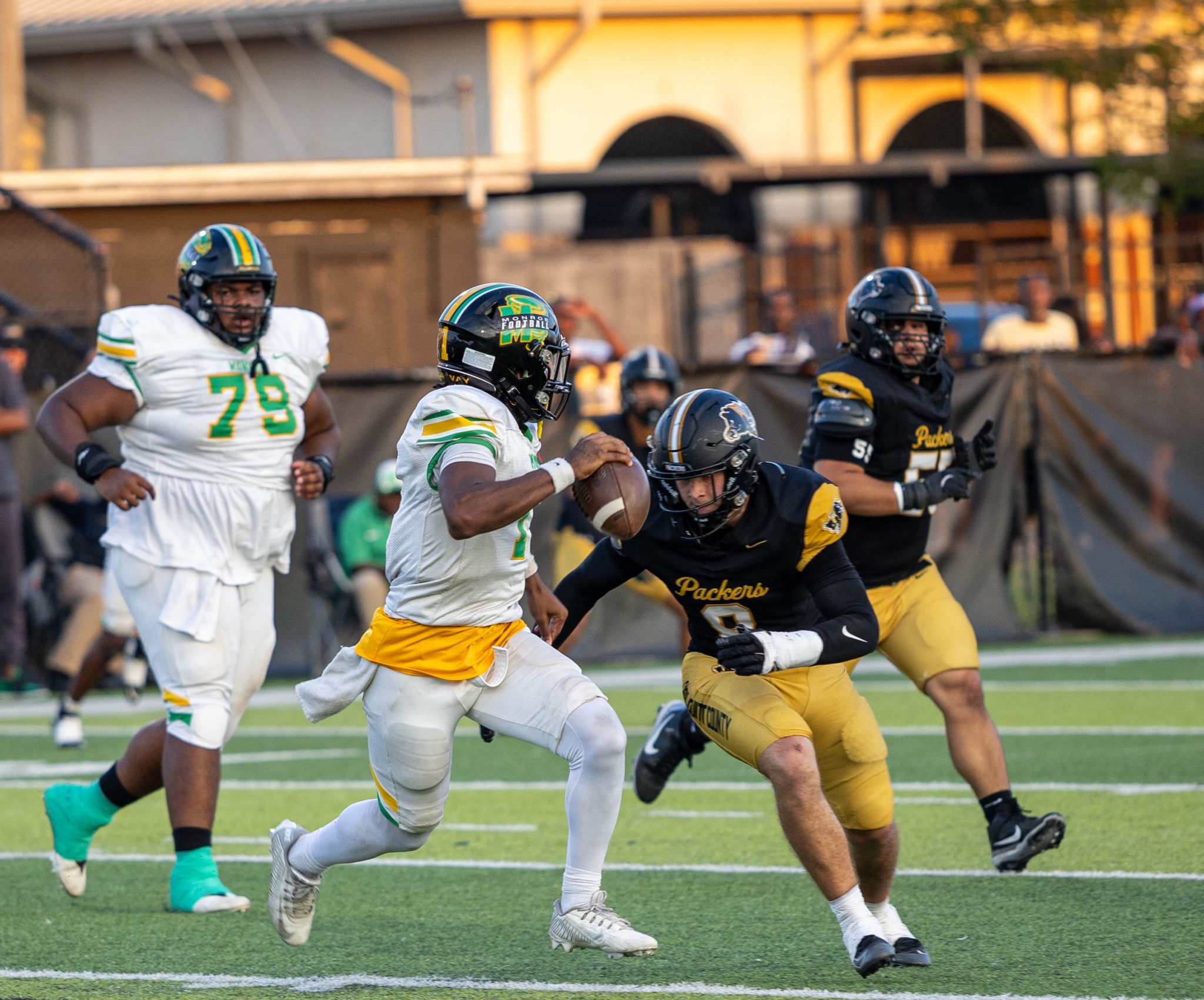 Colquitt County football dominates Monroe 45-10 in Tuesday makeup game ...