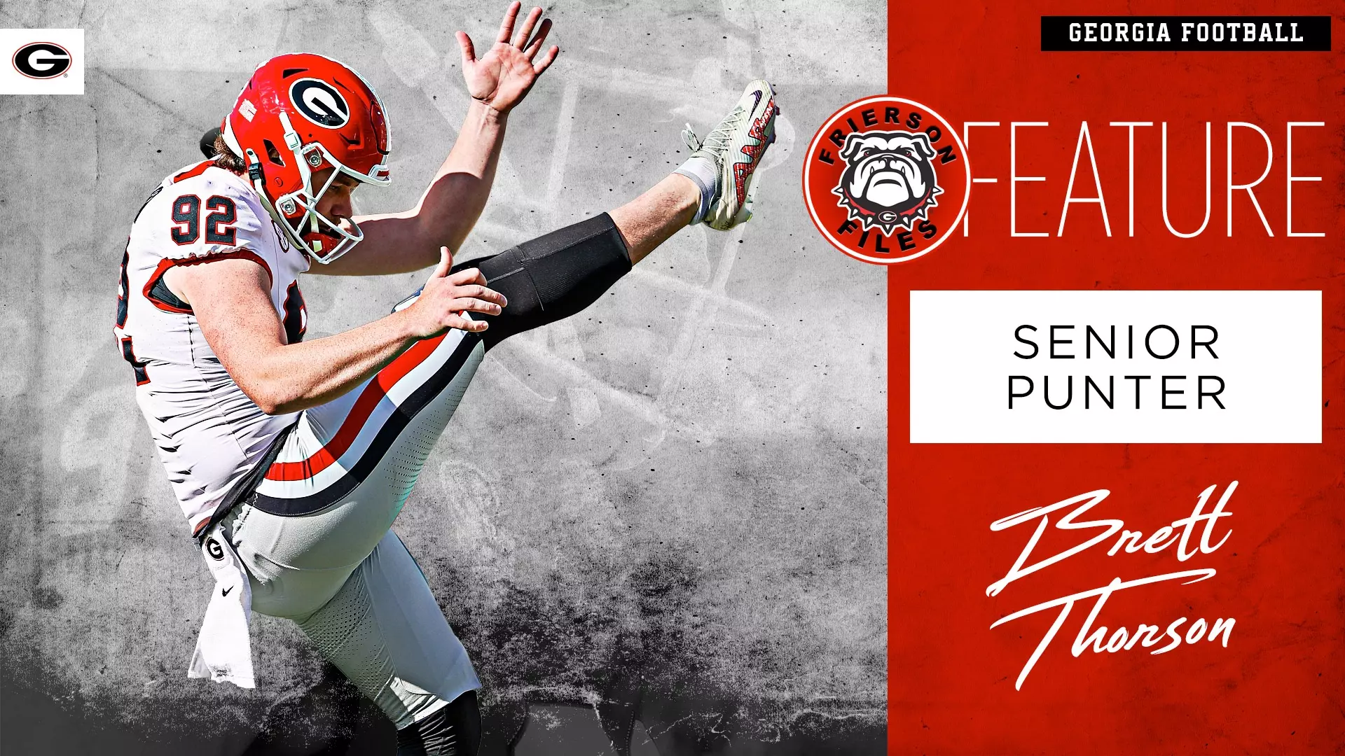 Brett Thorson making the most of UGA experience – Albany Herald