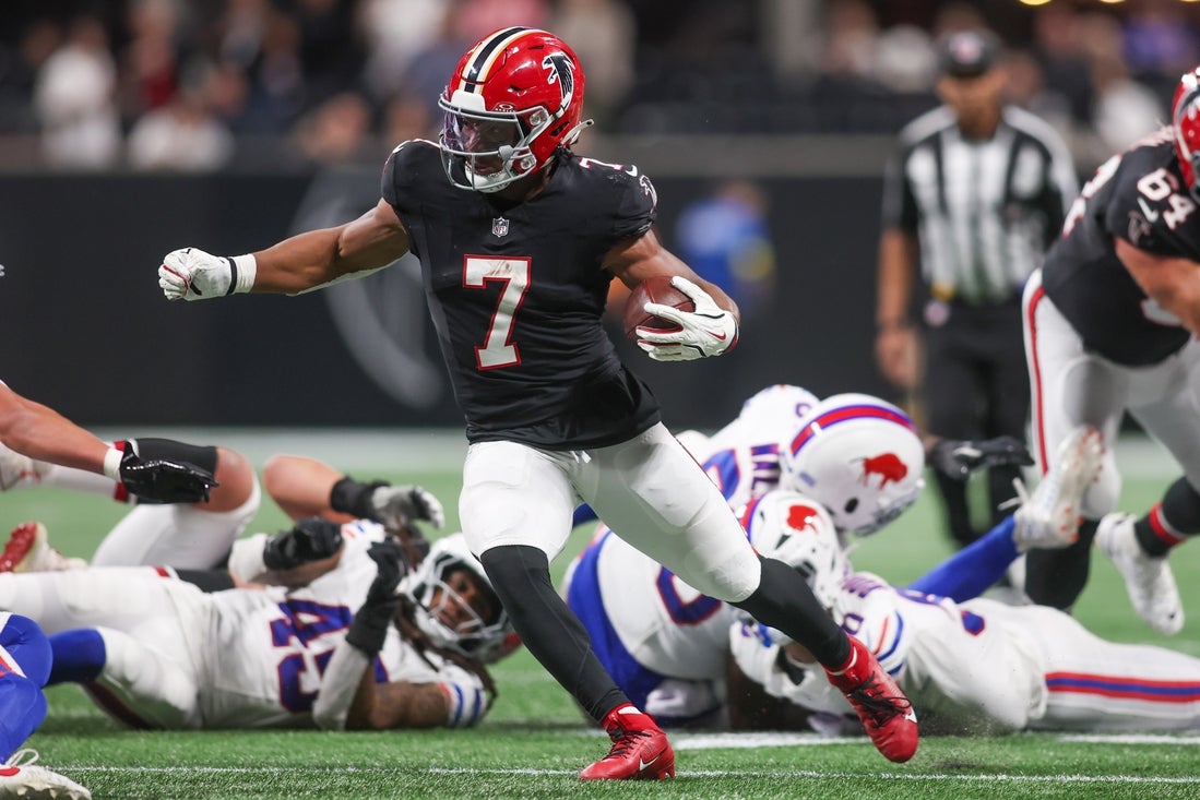 Bijan Robinson erupts for career night as Falcons beat Bills – Albany ...