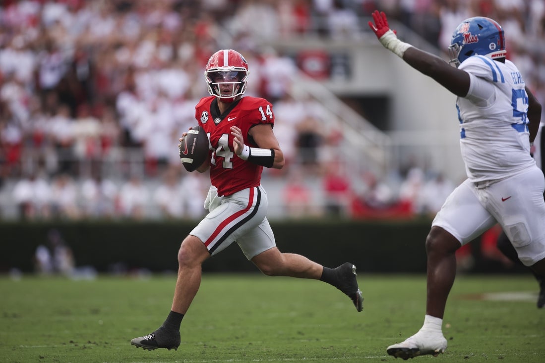 Gunner Stockton, No. 3 Georgia return to playoff in rematch with No. 6 ...